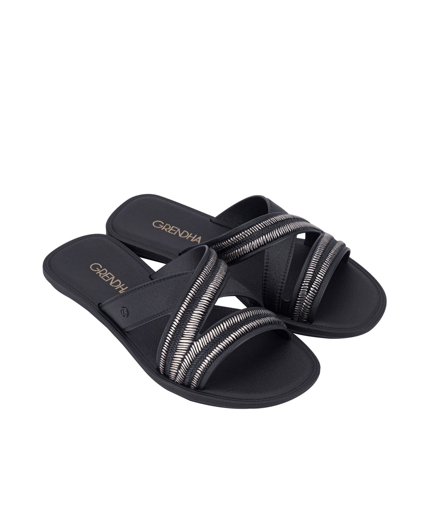 GRENDHA BURITI RAFIA SLIDE【24SS New】